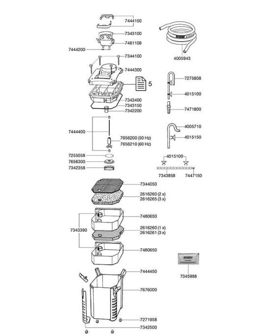 Eheim - Cuve pour filtre 2026/2226/2426